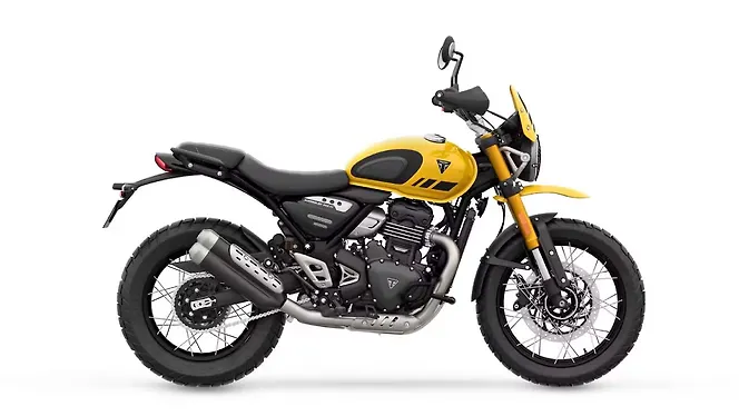Triumph Scrambler 400 XC Price - Mileage, Images, Colours | BikeWale