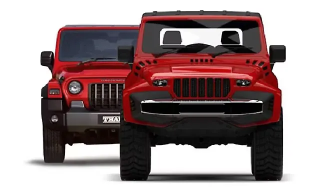 Mahindra Thar Modified To Wrangler Mahindra Thar Customised Stunningly
